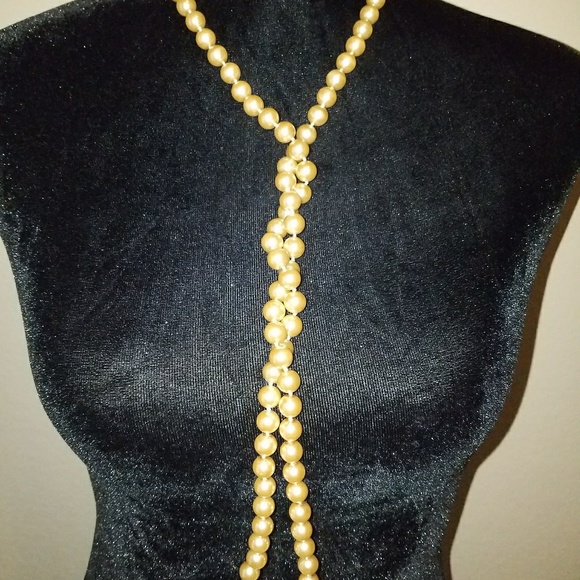 Jewelry | Classy Long Strand Pearl Necklace | Poshmark